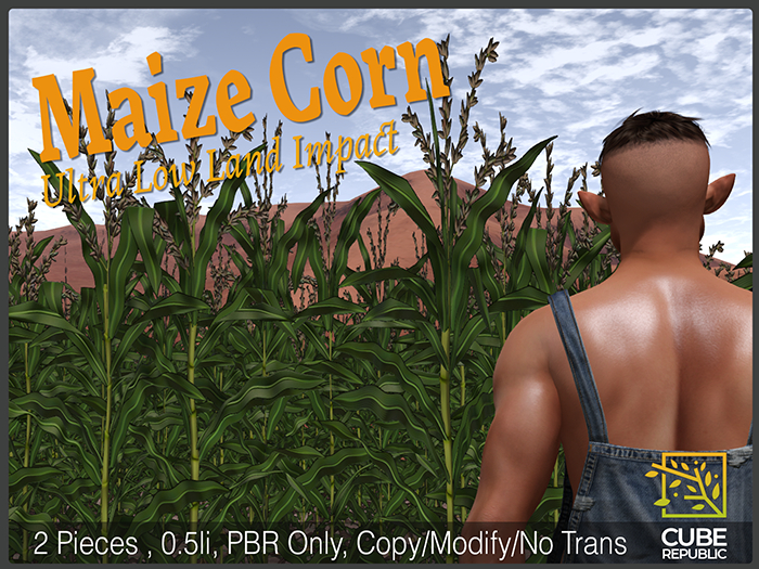 Second Life Marketplace - PBR Maize Corn - Ultra Low LI